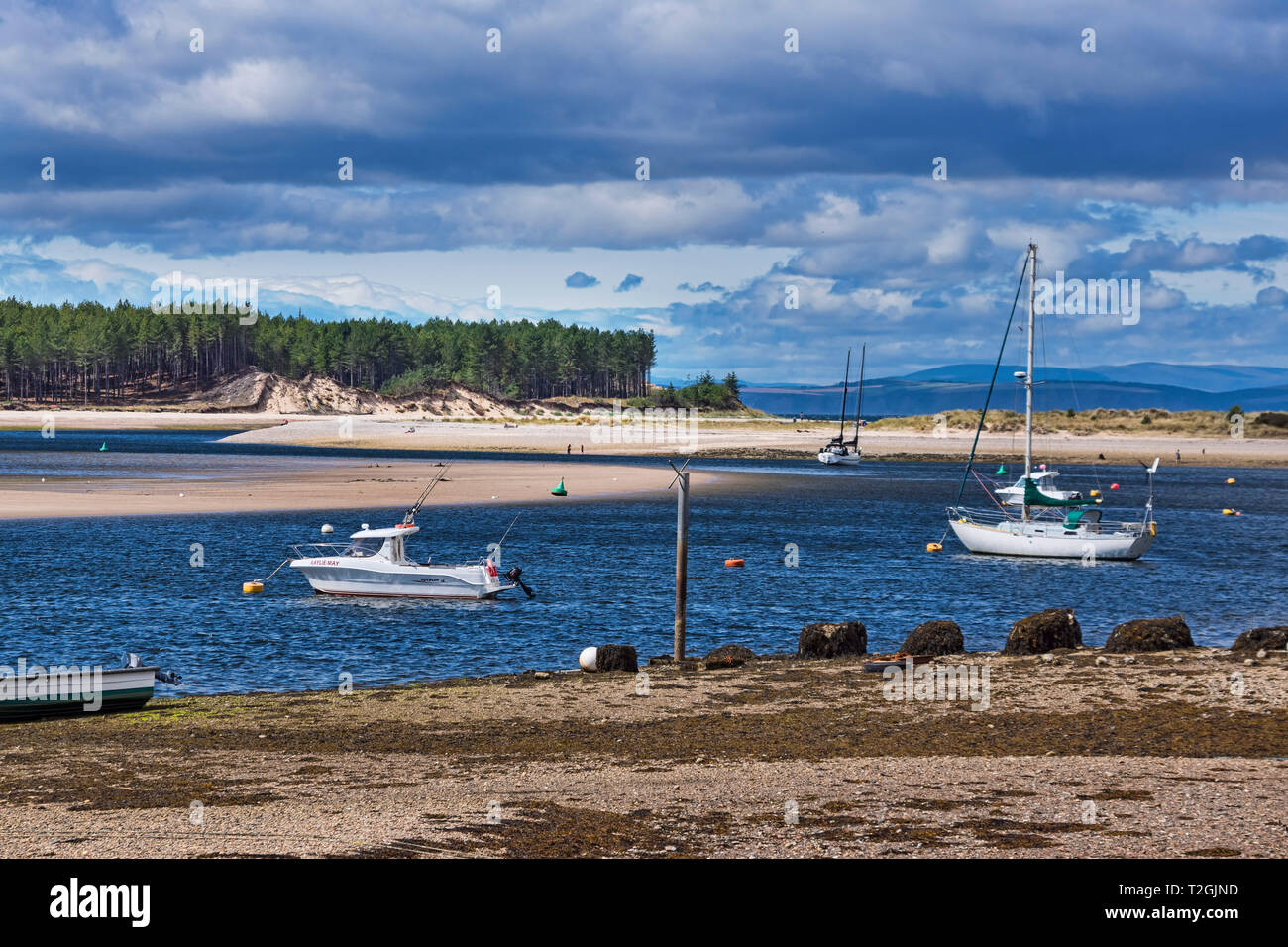 Findhorn scotland beach hi-res stock photography and images - Alamy