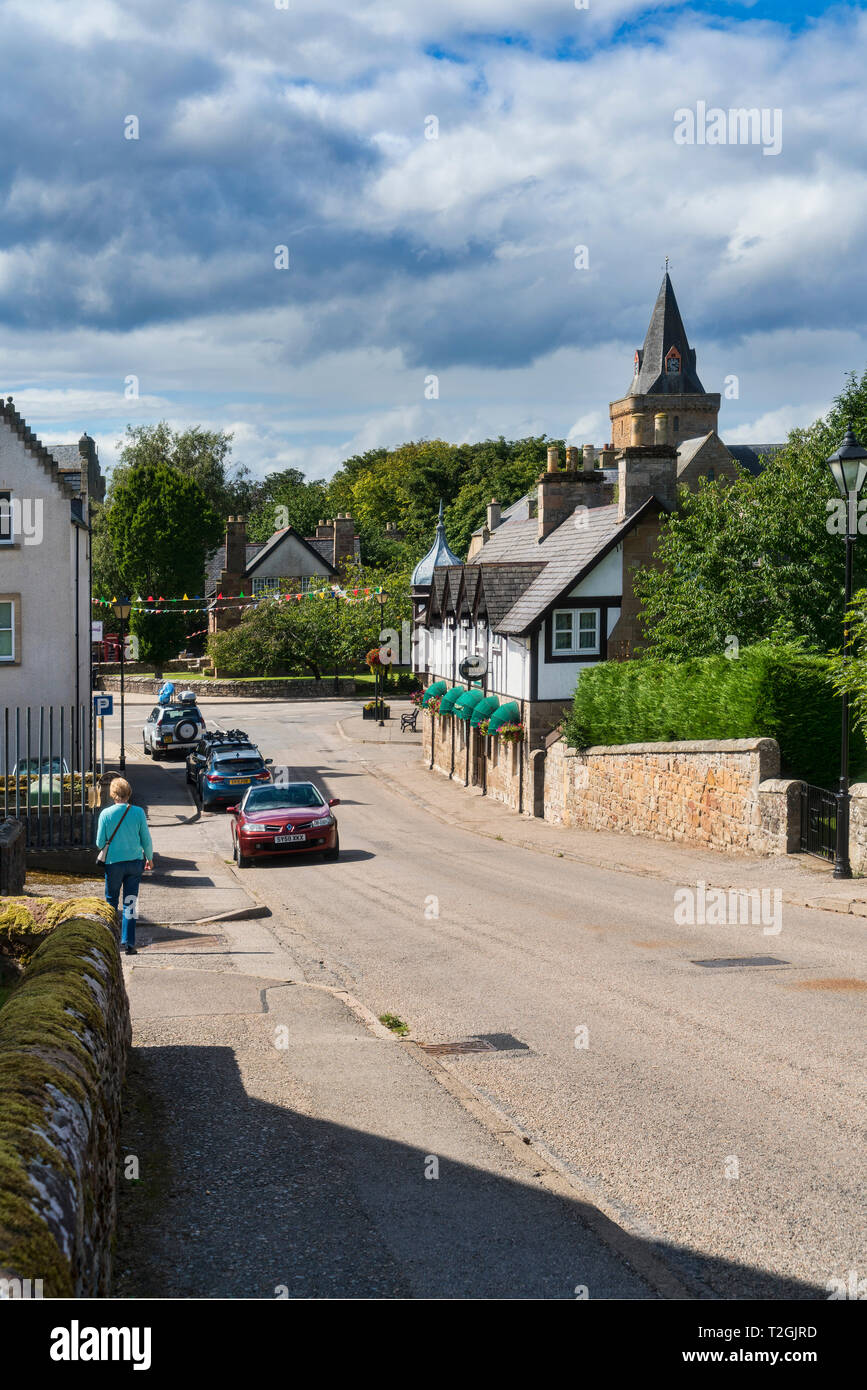 Dornoch village, Sutherland, Highland Region, Scotland UK Stock Photo ...
