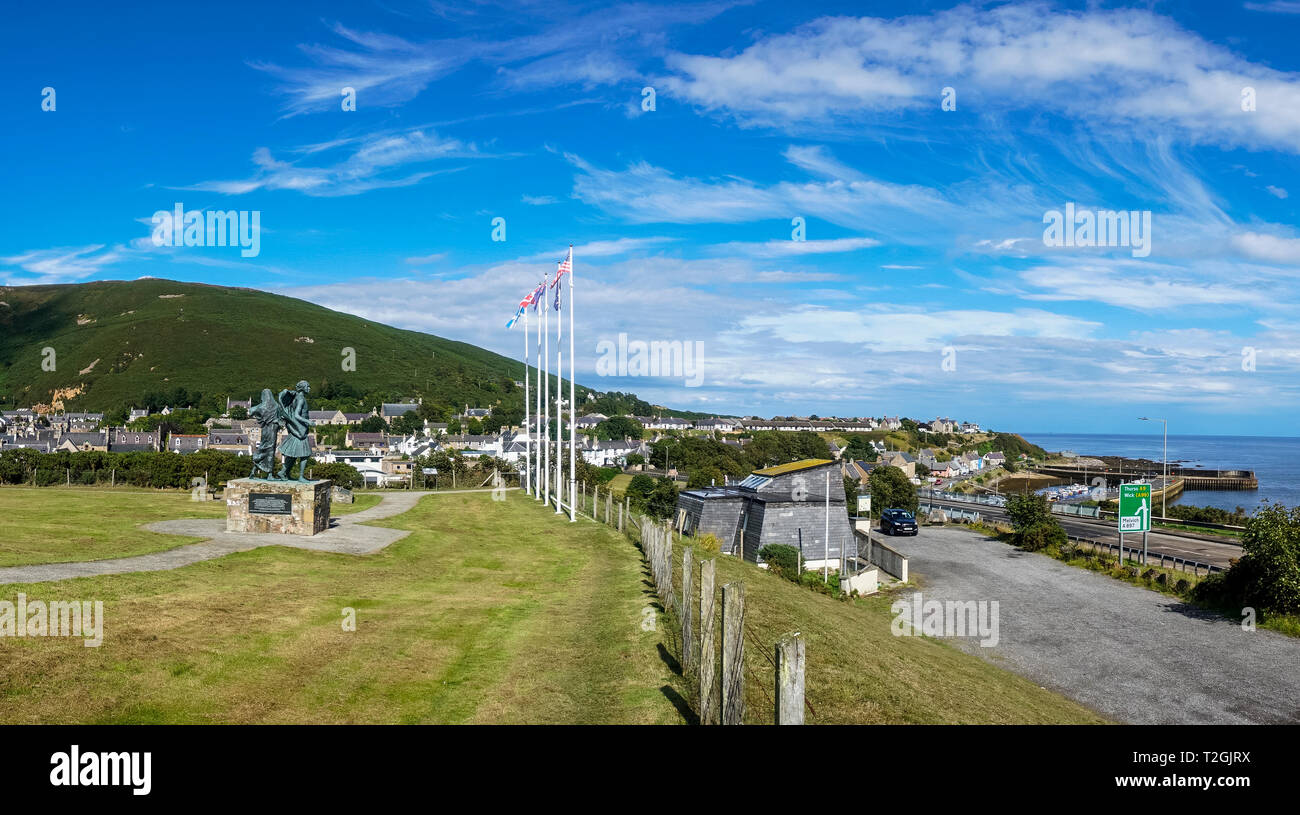 Helmsdale, Sutherland coast, Highland Region, Scotland, UK Stock Photo ...