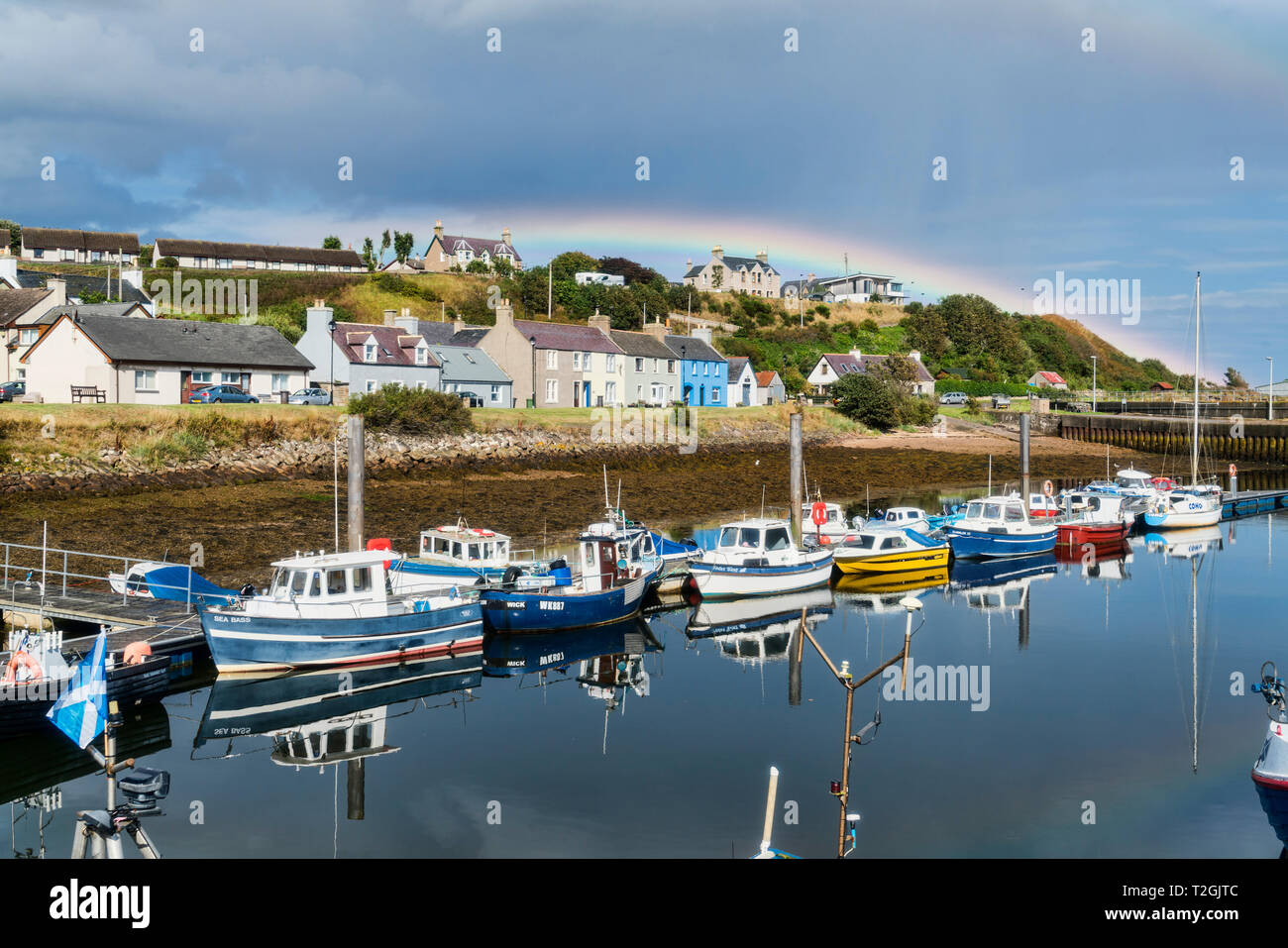Helmsdale harbour hi-res stock photography and images - Alamy