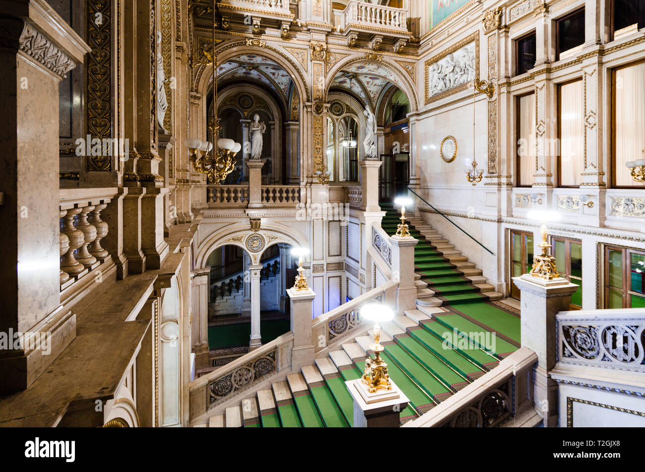 Vienna Opera House Staircase High Resolution Stock Photography and ...