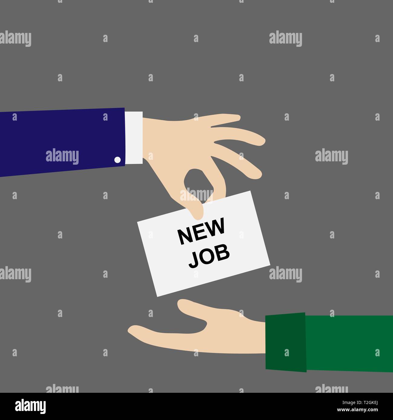 Get new job Stock Vector Images - Alamy