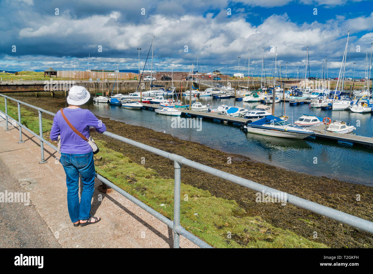 Nairn harbour, marina, boats, Moray Firth, Highland Region, Scotland UK ...