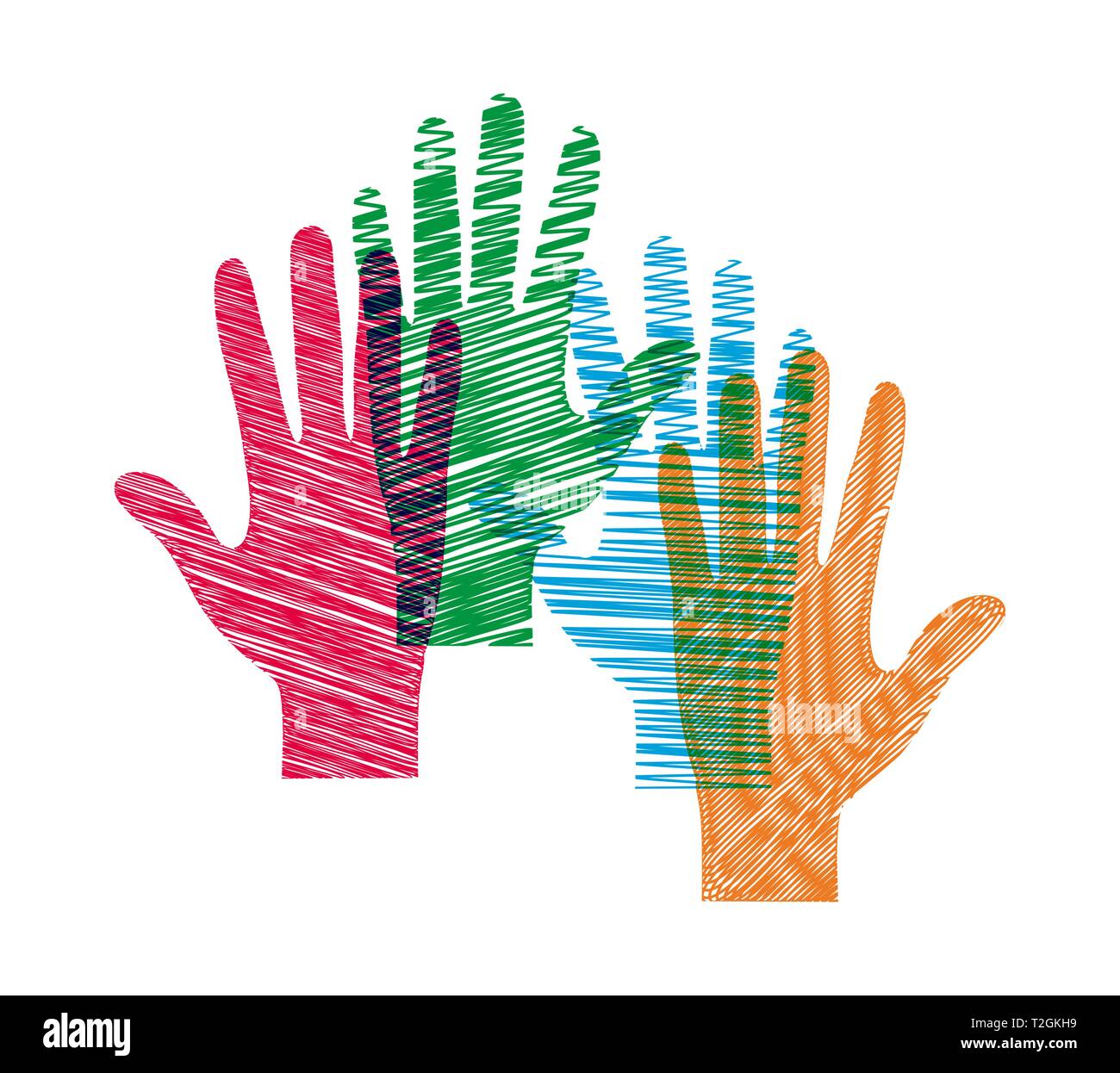Hand shading sketch Stock Vector Images - Alamy
