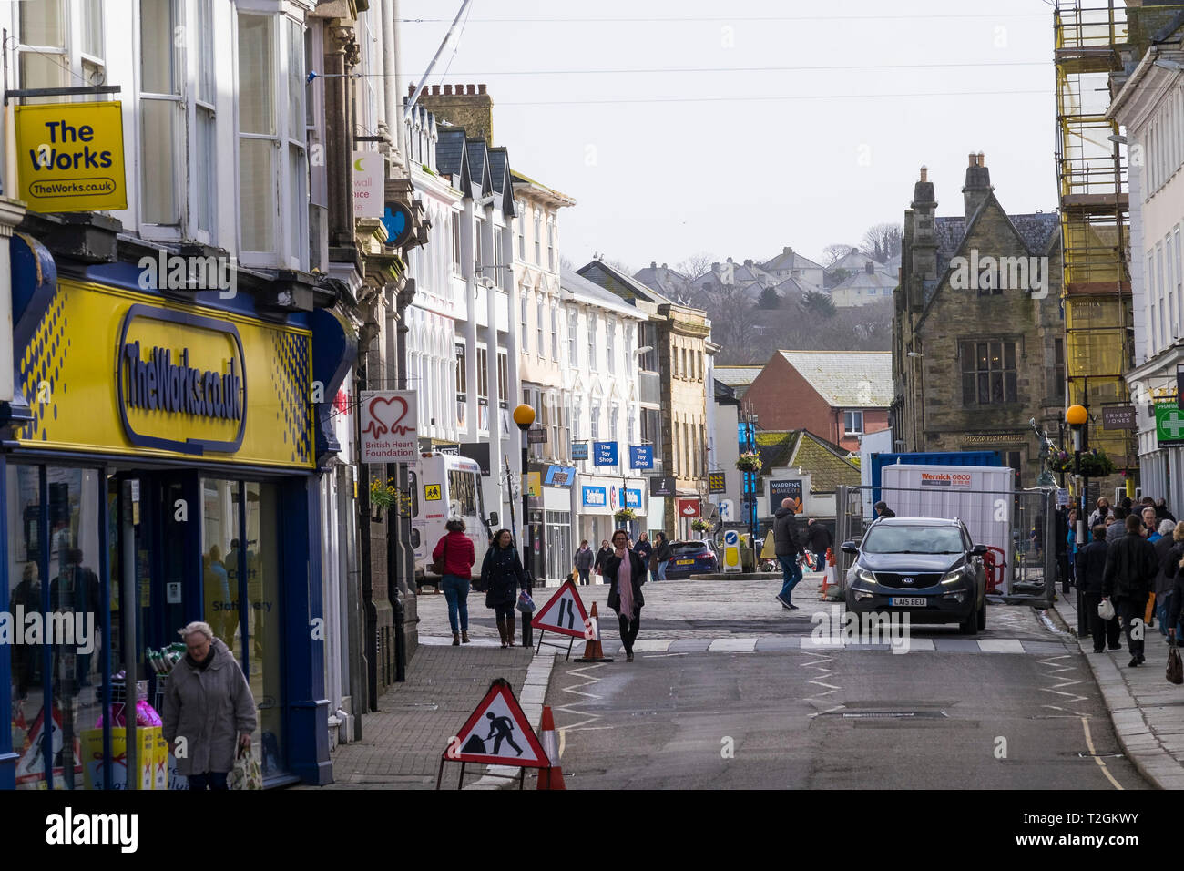 Cornwall truro buildings shops hi-res stock photography and images - Alamy