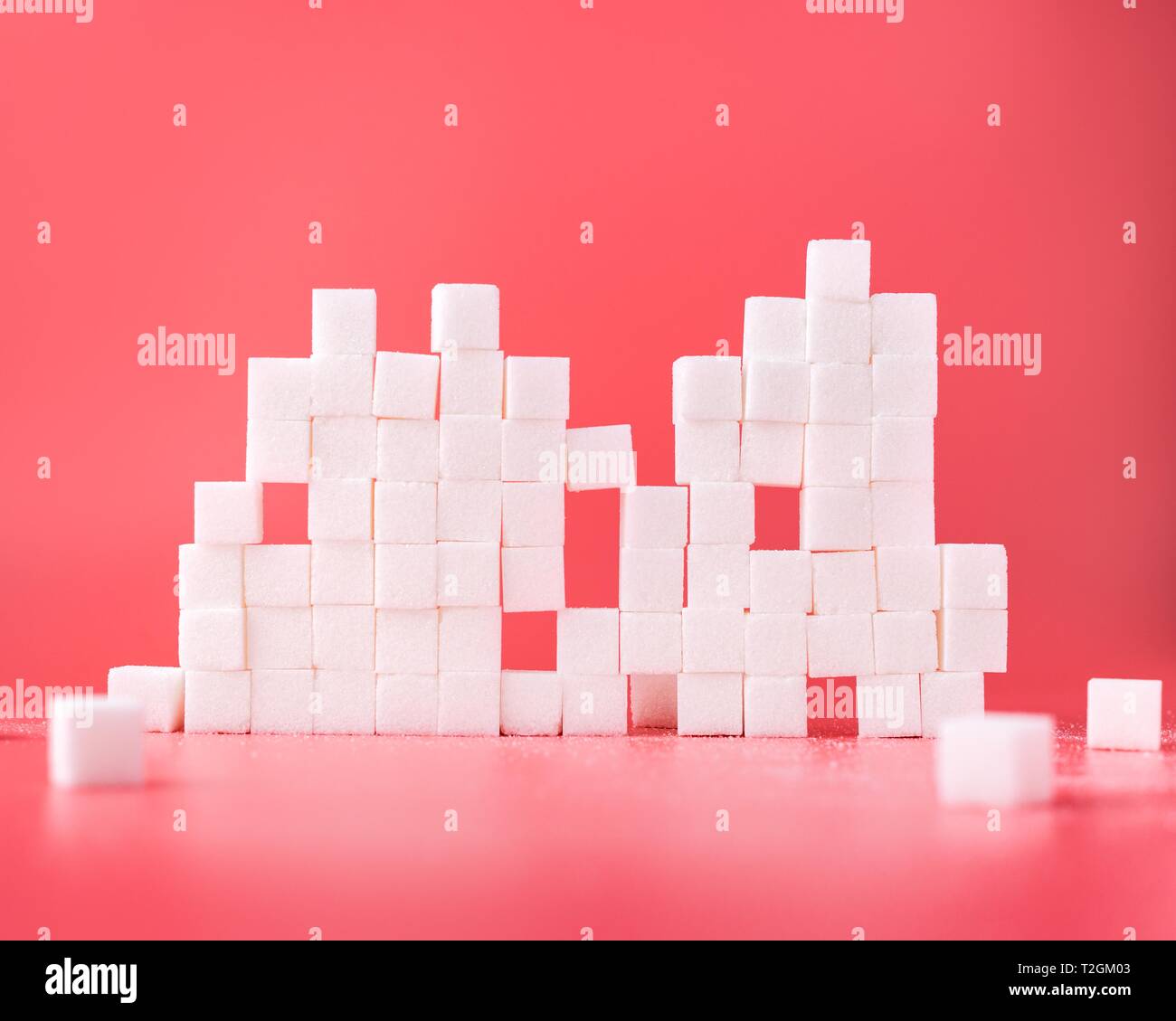 Sweet sugar cubes Stock Photo - Alamy