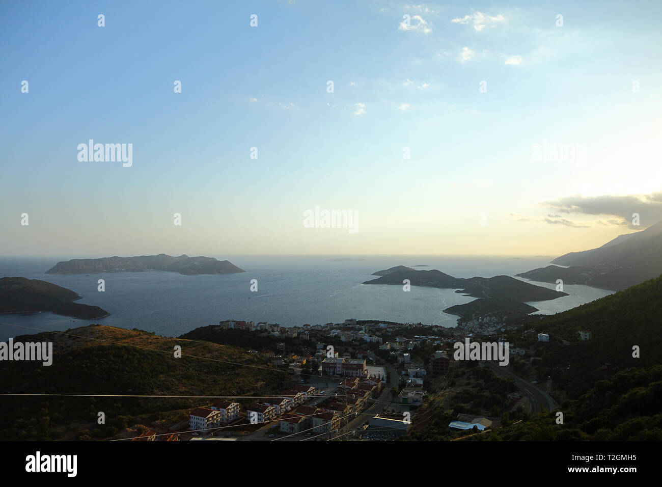 Panorama view from the coast of Antalya / Turkey Stock Photo - Alamy
