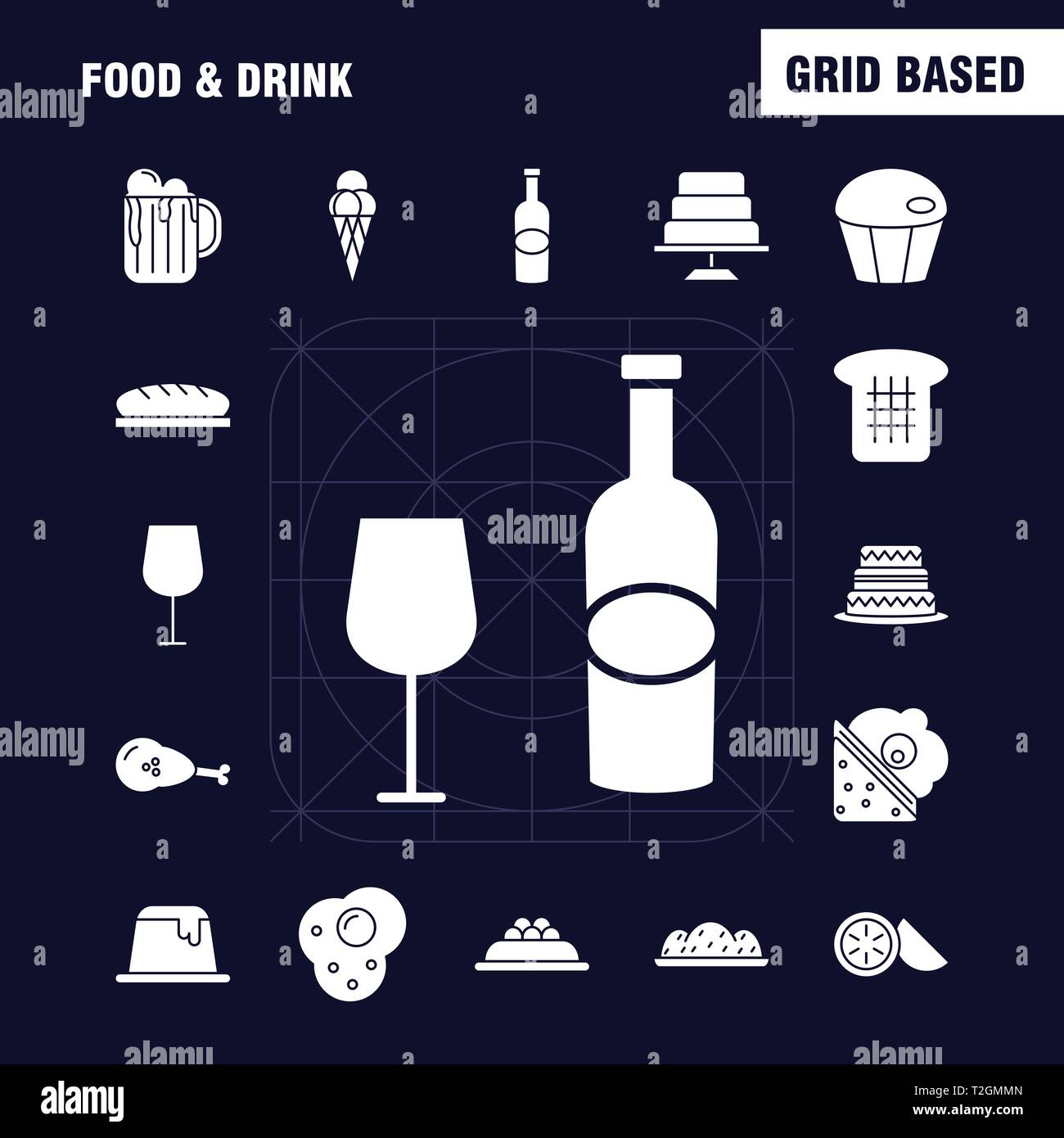 Food And Drink Solid Glyph Icon for Web, Print and Mobile UX/UI Kit ...