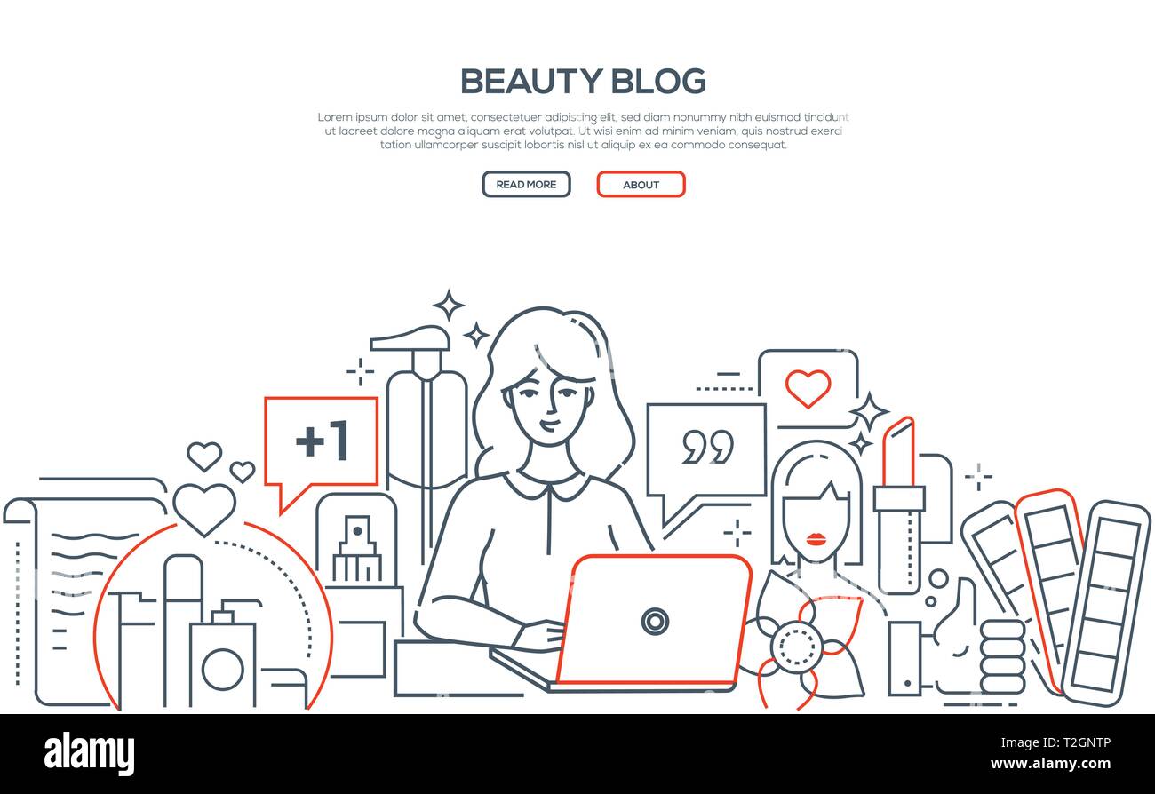 Beauty woman cosmetics on Stock Vector Images - Alamy