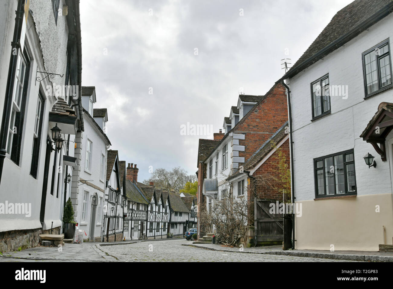 England warwickshire warwick tudor houses hi-res stock photography and ...