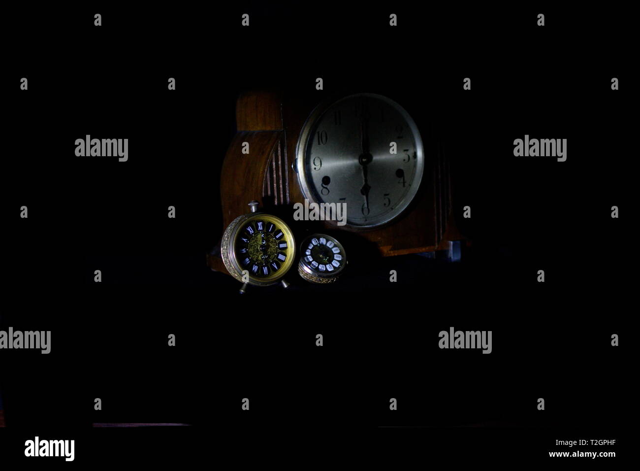 Vintage time pieces Stock Photo - Alamy