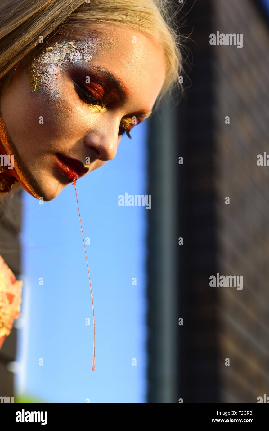 Sad vampire hi-res stock photography and images - Alamy