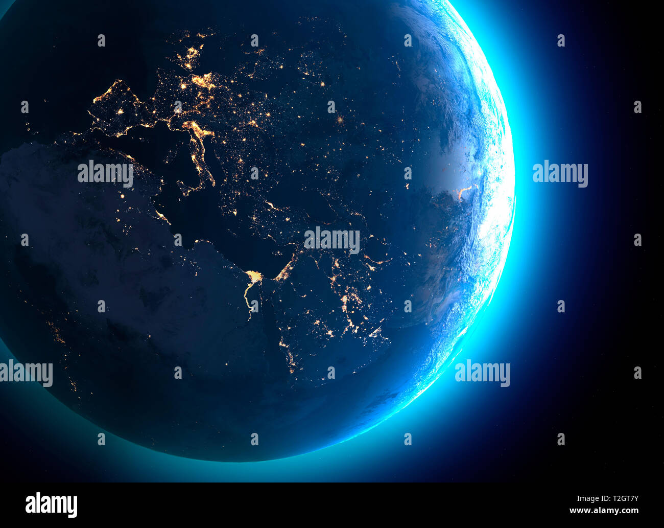 Map of united states and europe hi-res stock photography and images - Alamy