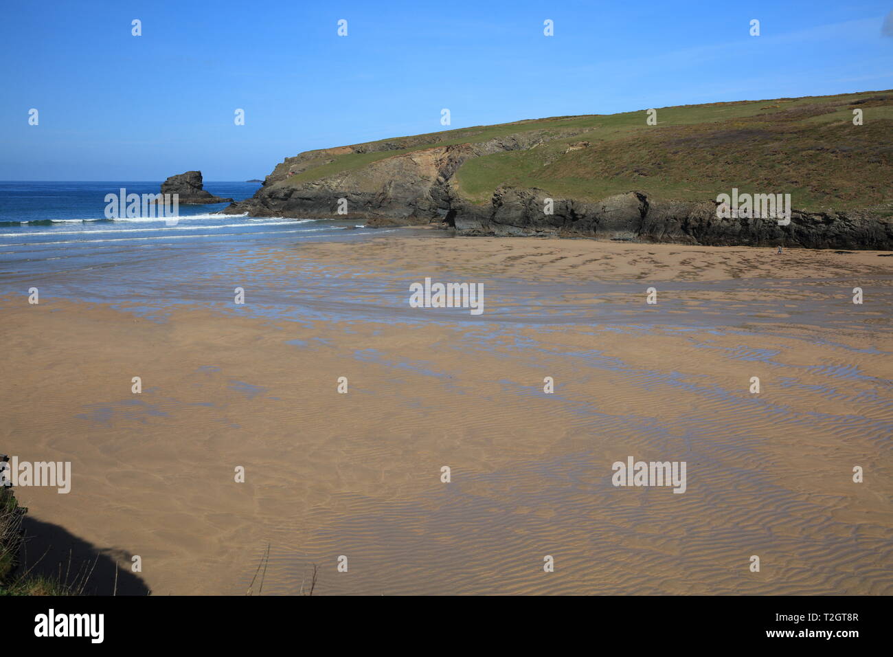 Porthcothan bay, North Cornwall, England, UK Stock Photo - Alamy
