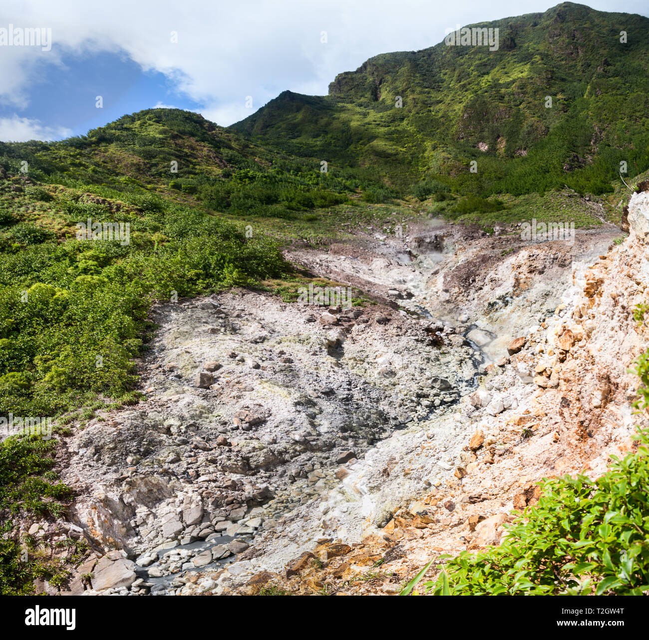 Morne trois pitons dominica hi-res stock photography and images - Alamy