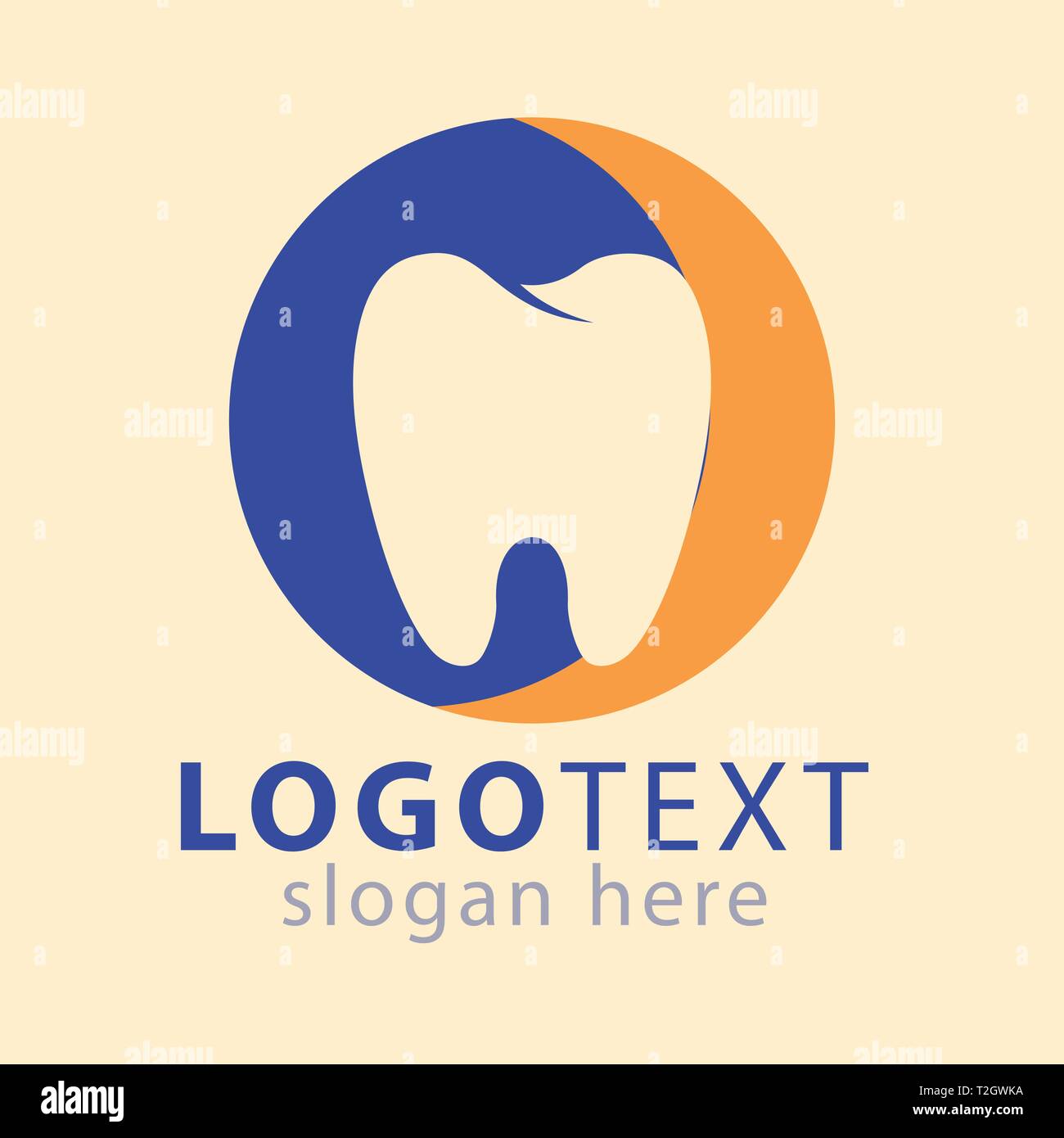 Dental in circle logo icon vector template Stock Vector Image & Art - Alamy