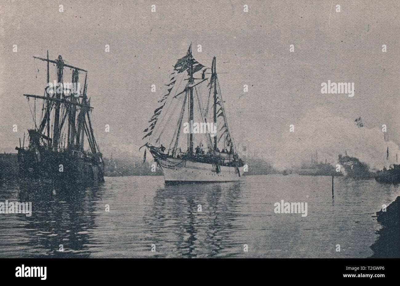 Manchester Ship Canal, Opening January 1st, 1894 Stock Photo - Alamy