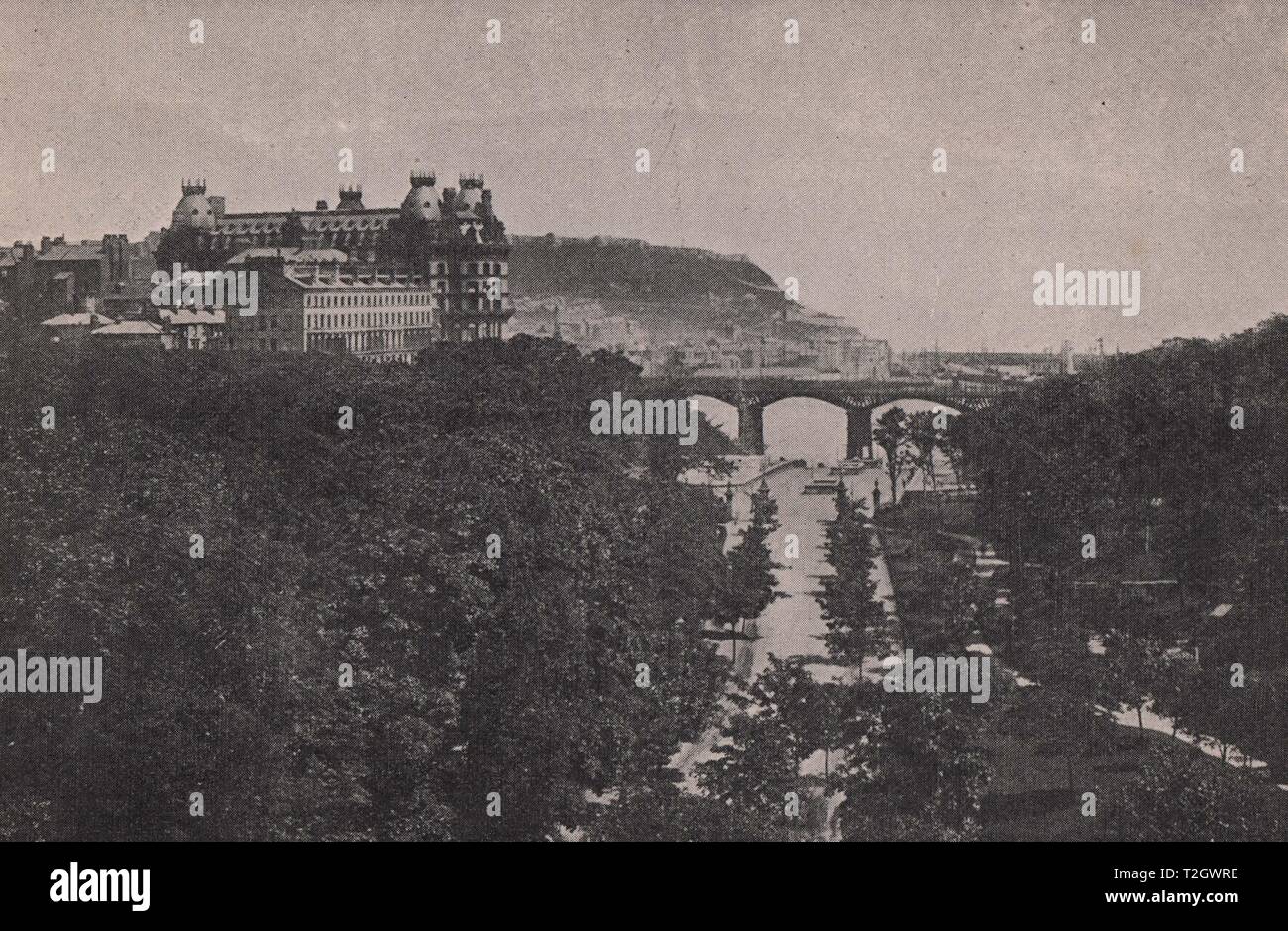 View From Valley Bridge - Scarborough Stock Photo - Alamy