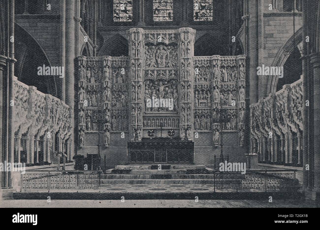 Reredos, Truro Cathedral Stock Photo - Alamy