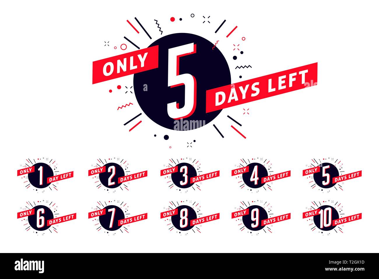 Anniversary limited Stock Vector Images - Alamy