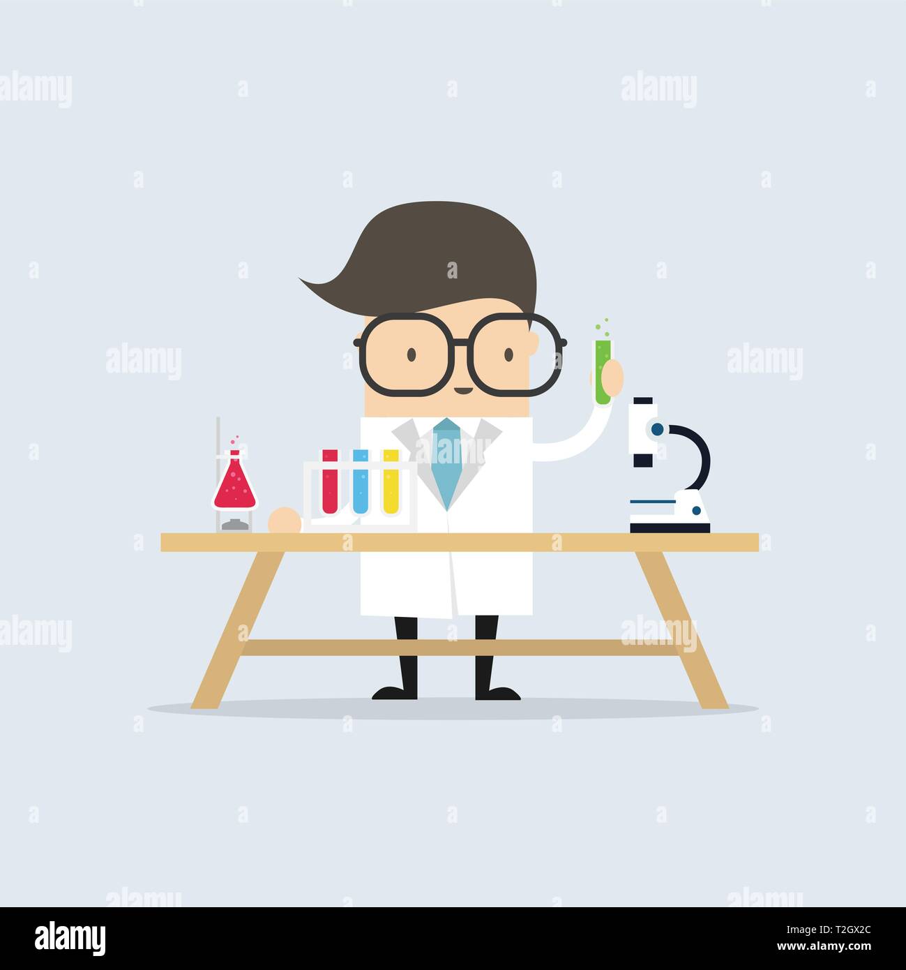 University research scientist Stock Vector Images - Alamy