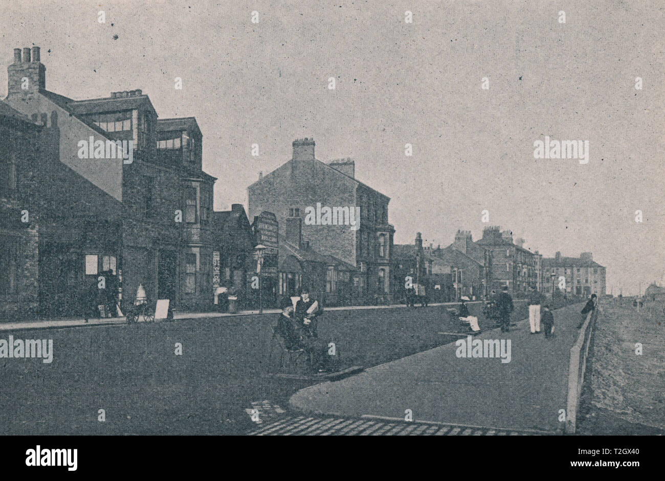 The Esplanade - Redcar Stock Photo - Alamy