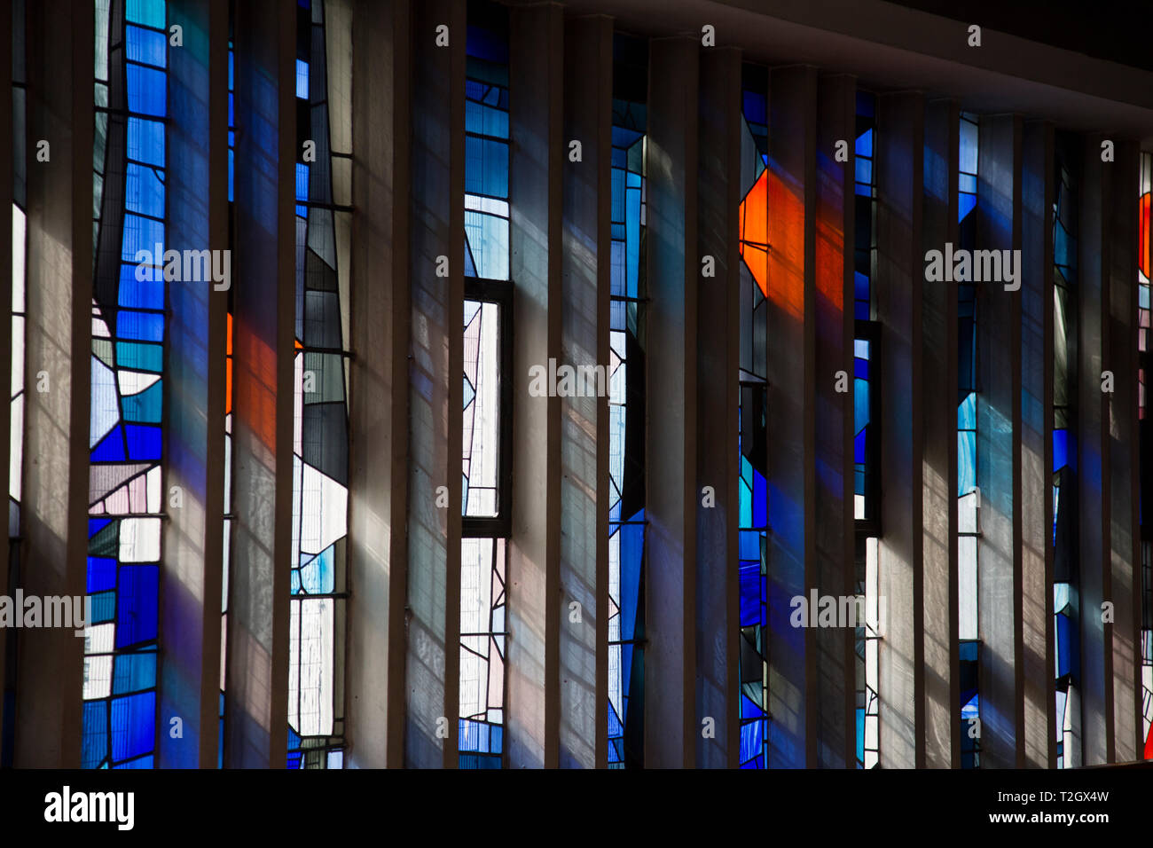 Sunshine through stained glass windows hi-res stock photography and ...