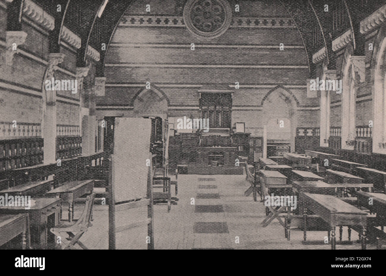 Interior, Ladies College - Cheltenham Stock Photo - Alamy