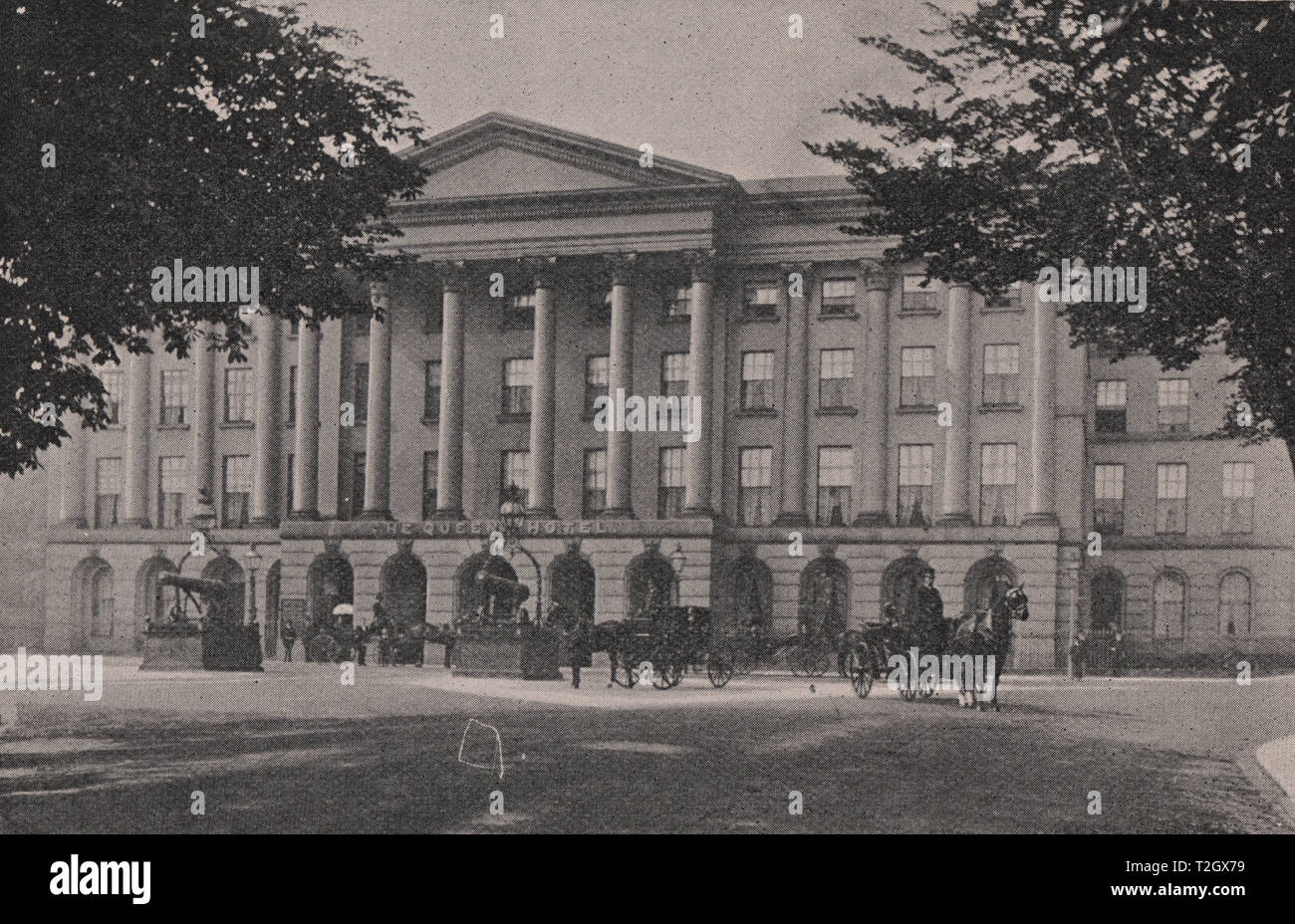 Queen's Hotel - Cheltenham Stock Photo - Alamy