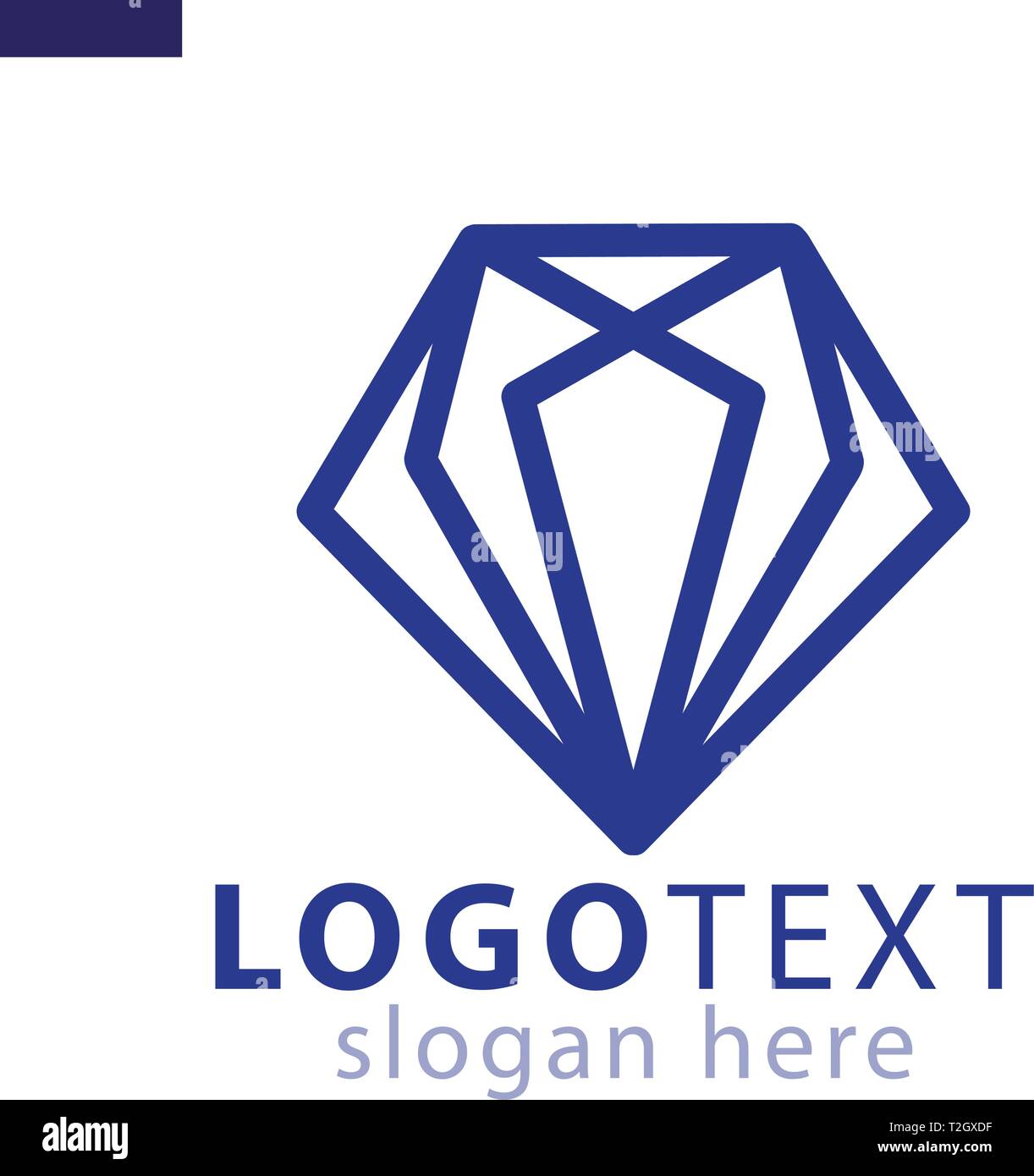 Line Diamond logo icon vector template Stock Vector Image & Art - Alamy