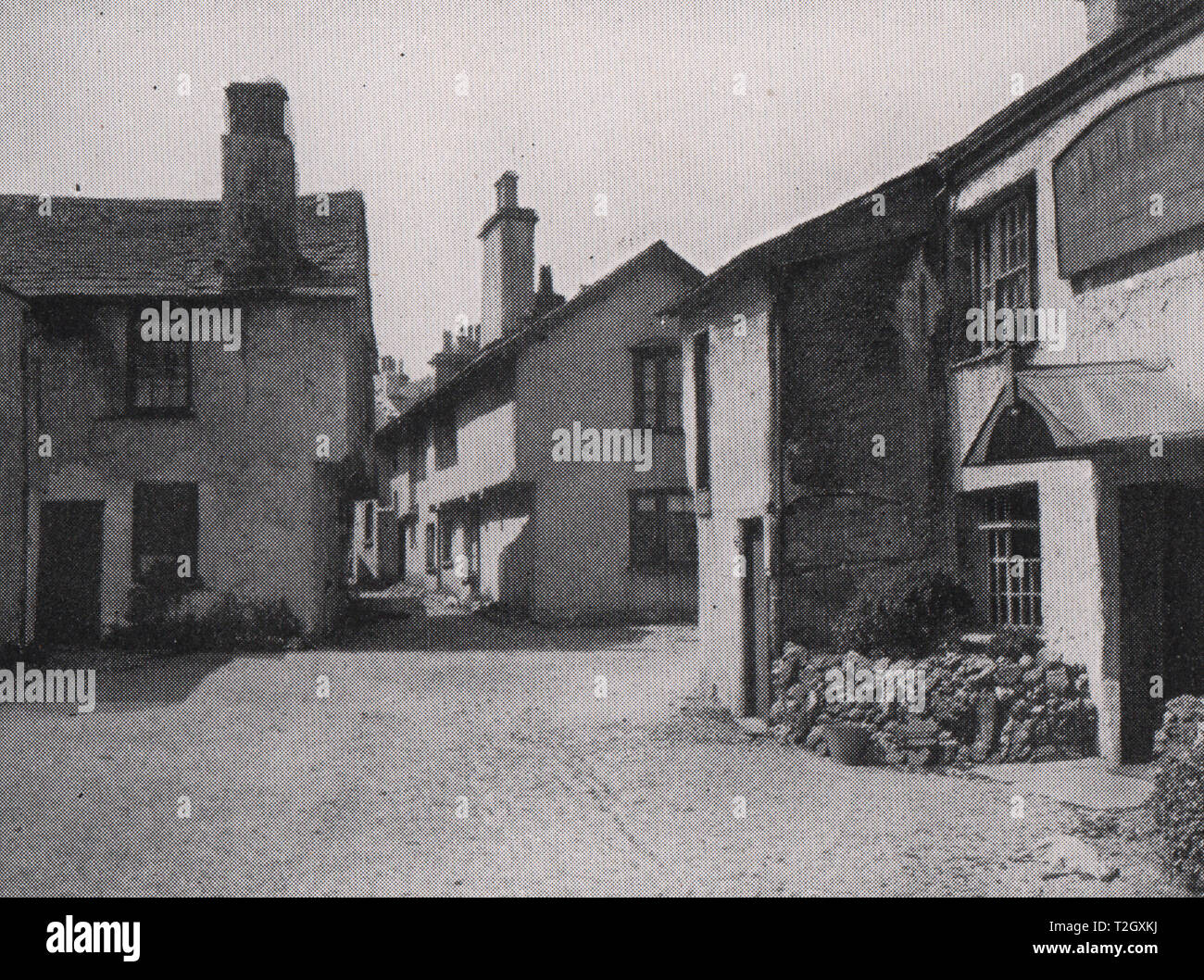 Flag Street, Hawkshead Stock Photo - Alamy