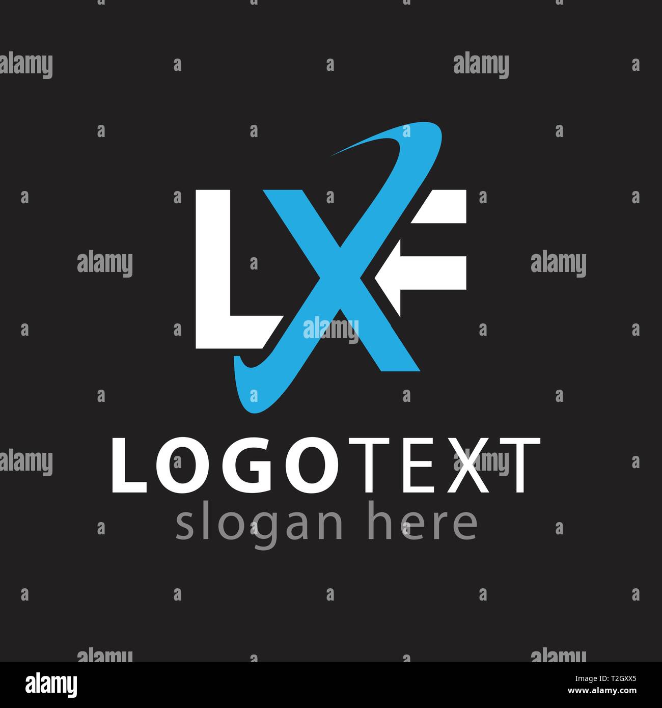 Lxf logo design hi-res stock photography and images - Alamy