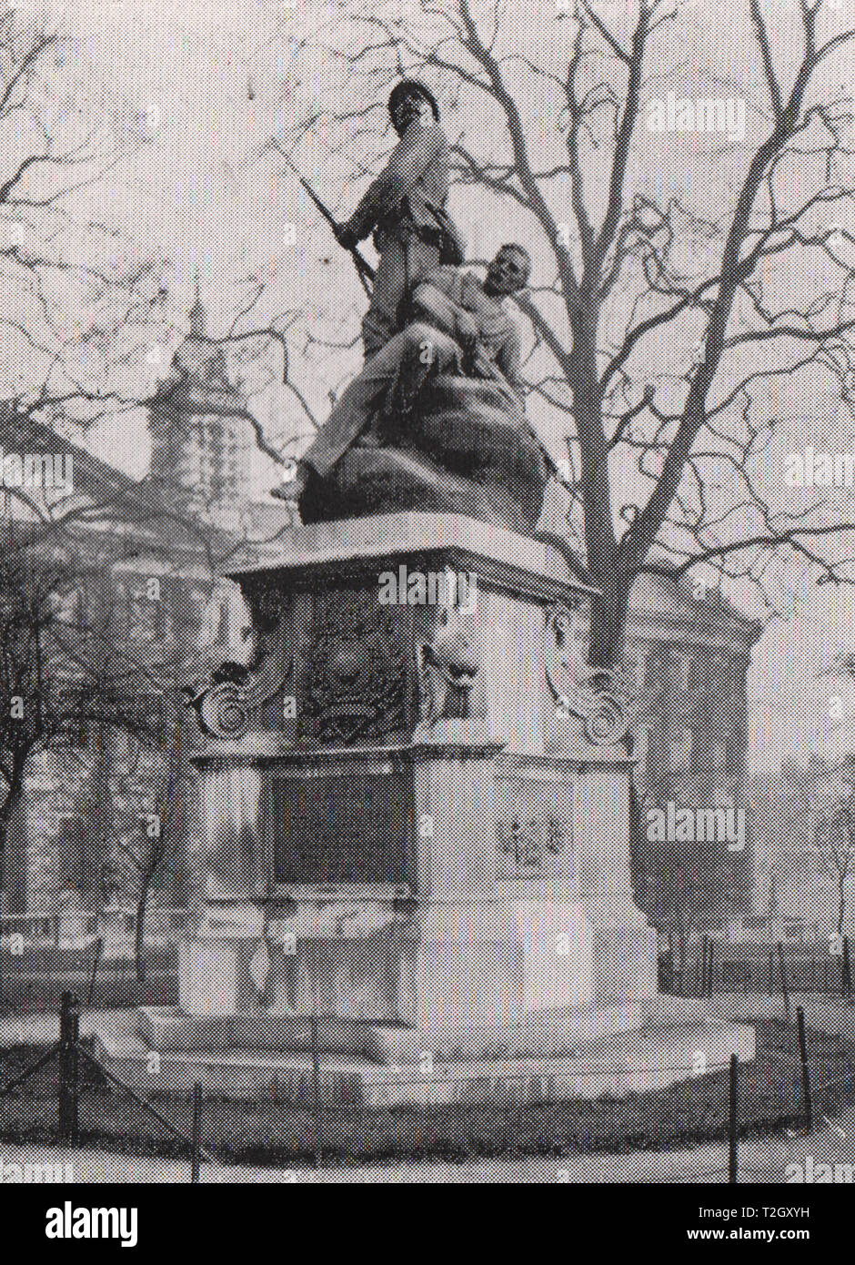 Royal Marines Statue, The Mall Stock Photo - Alamy