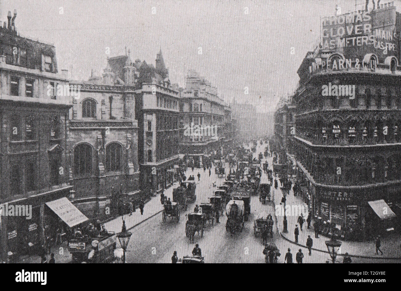 Queen victoria street london vintage hi-res stock photography and ...