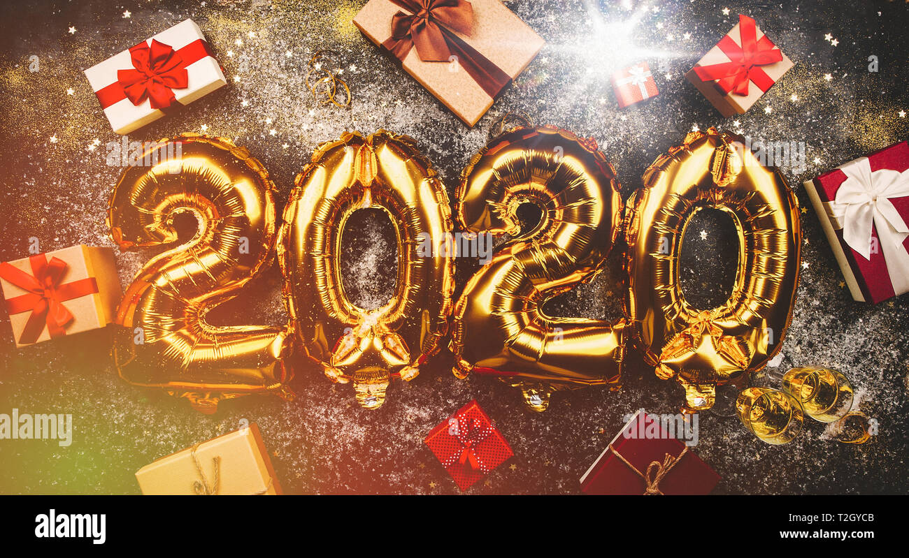New years eve balloons hi-res stock photography and images - Alamy