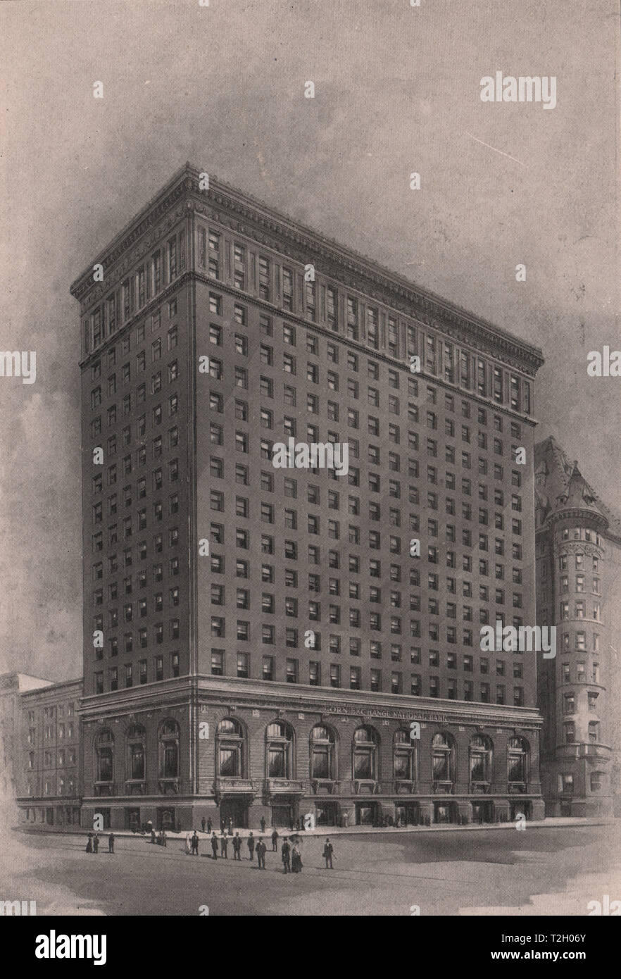 The Corn Exchange National Bank Building; Corner of La Salle and Adams ...