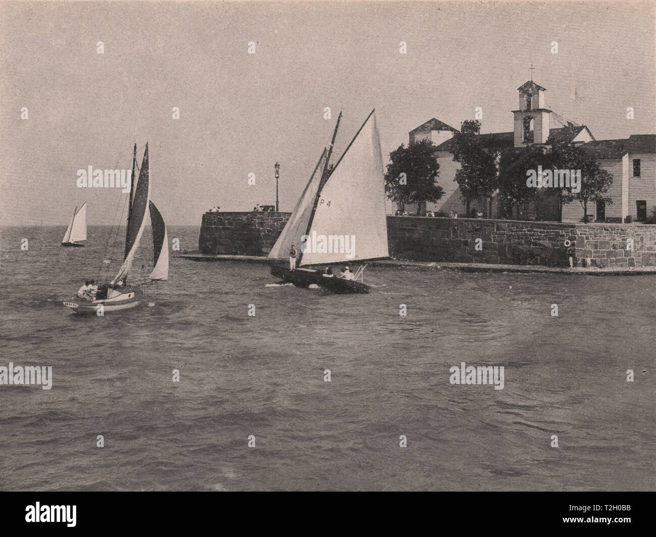 Lake Michigan & the Jackson Park Sanitarium, Jackson Park, erected for ...
