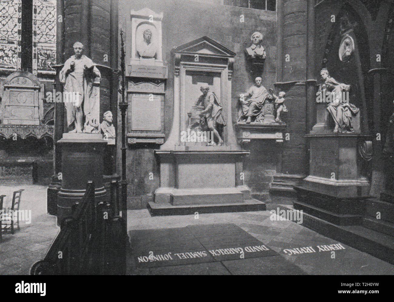 Poets Corner Westminster Abbey Stock Photo Alamy