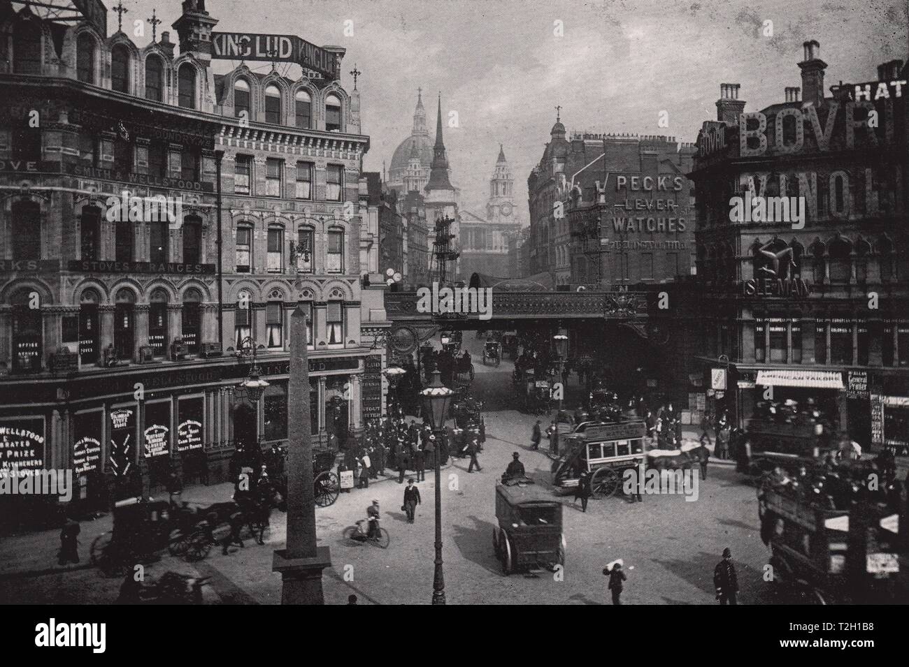 Ludgate circus hi-res stock photography and images - Alamy