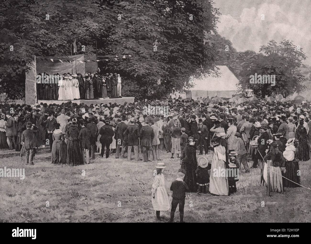 Presentation of the Dunmow Flitch Stock Photo - Alamy