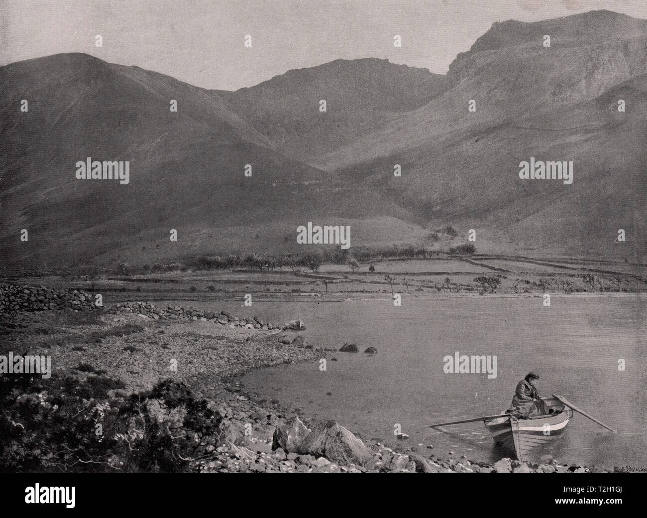 Scafell and Scafell Pike Stock Photo - Alamy