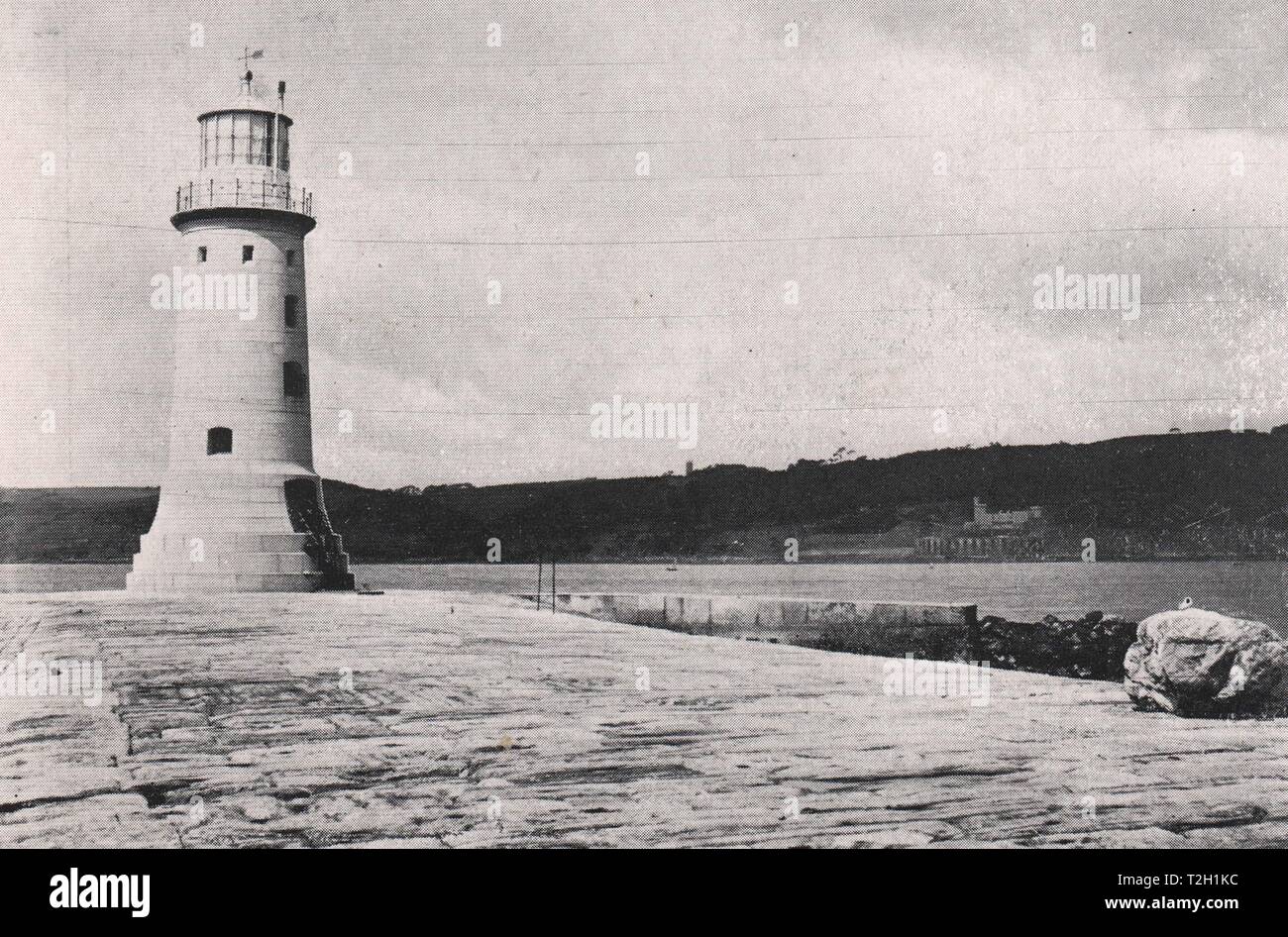 The Breakwater Lighthouse Stock Photo - Alamy
