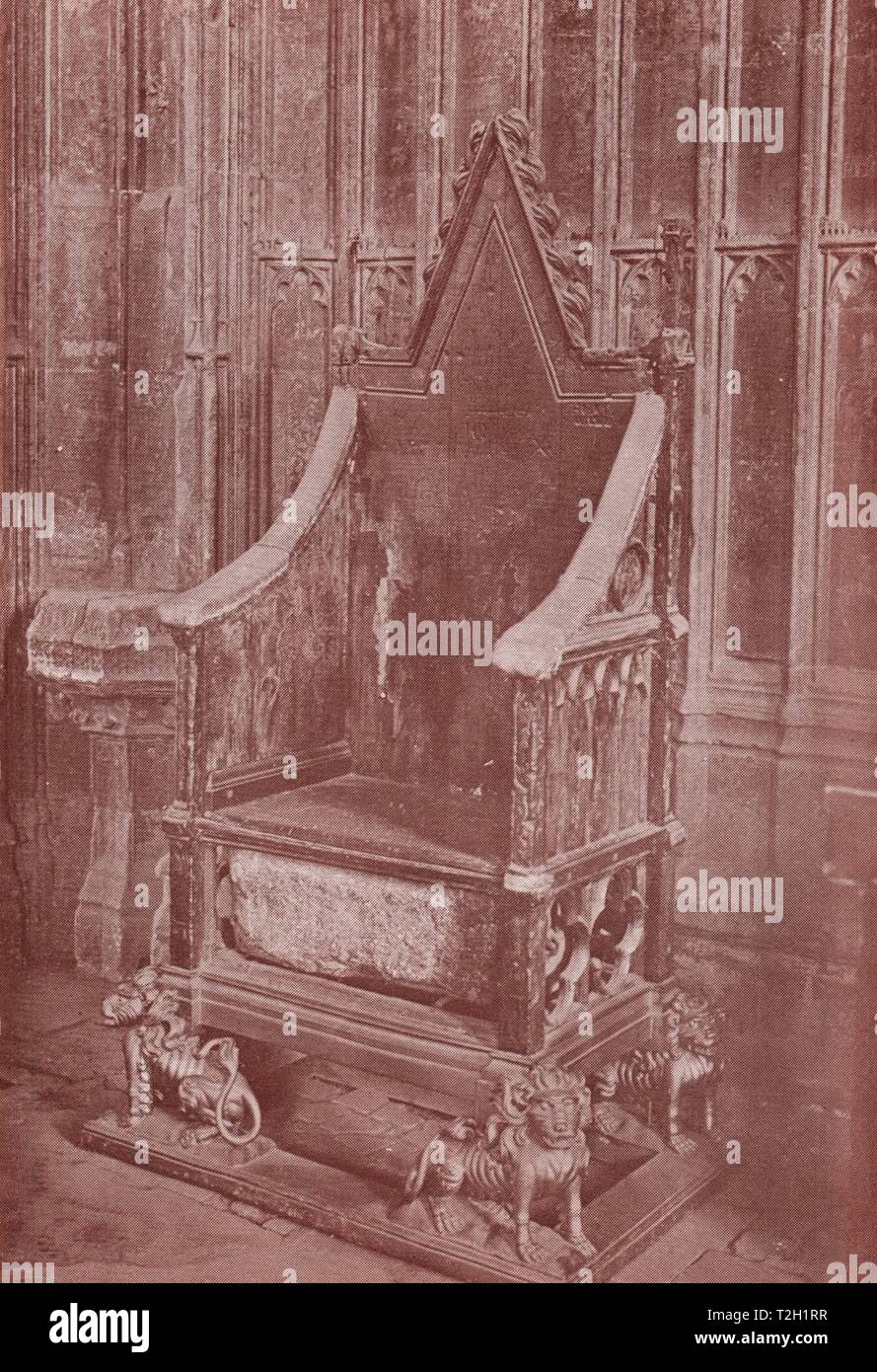 Coronation chair hi-res stock photography and images - Alamy