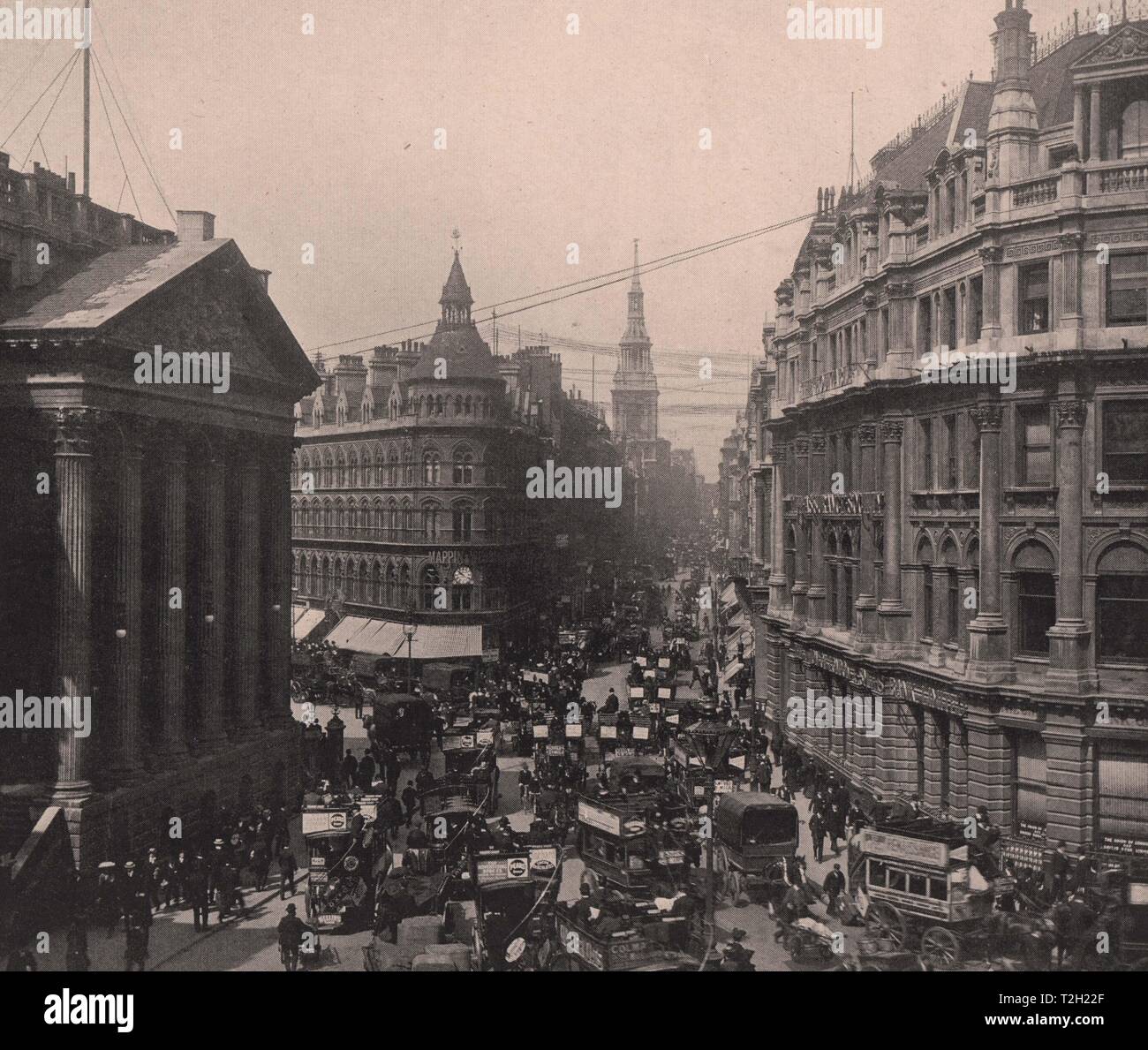 The Mansion House and Cheapside Stock Photo - Alamy