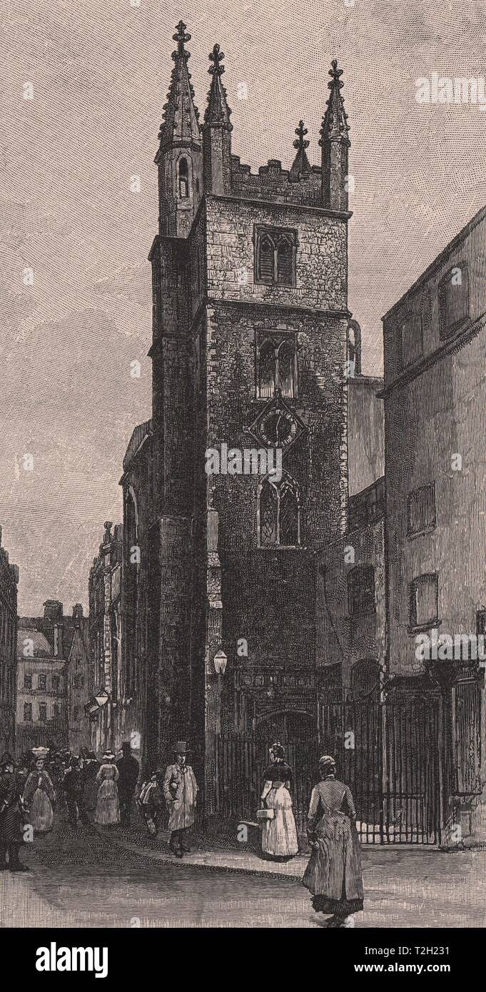 St. Andrew Undershaft Stock Photo - Alamy