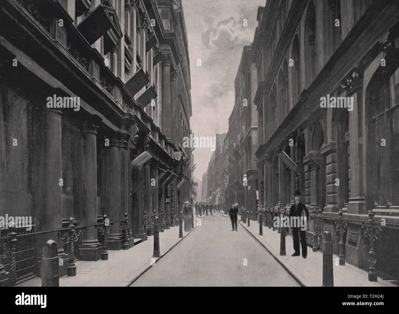 Paternoster Row As It Is Stock Photo - Alamy