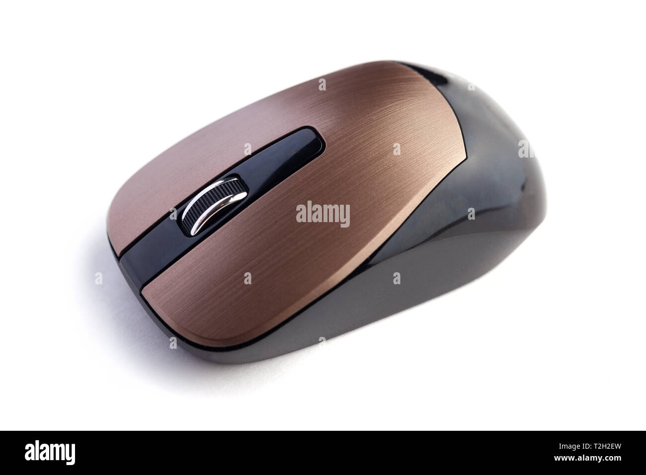Wireless computer mouse isolated on white background, technology Stock ...