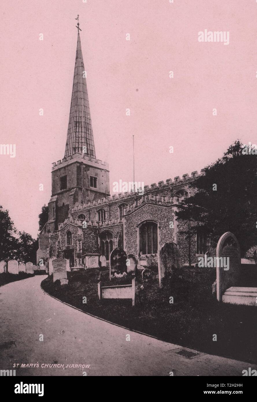 St. Mary's Church, Harrow Stock Photo - Alamy