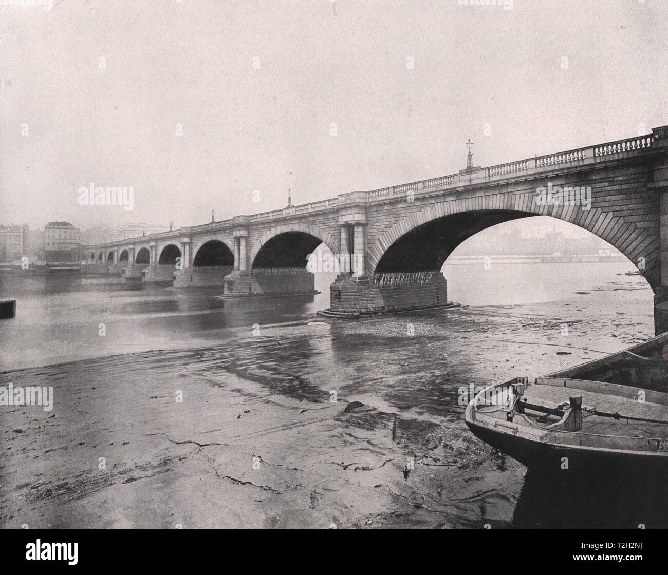 Waterloo bridge in the 19th century hi-res stock photography and images ...