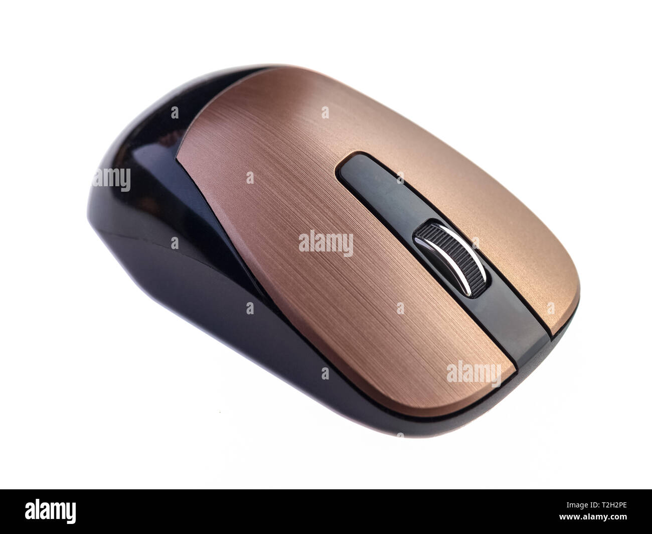 Wireless computer mouse isolated on white background, technology Stock ...